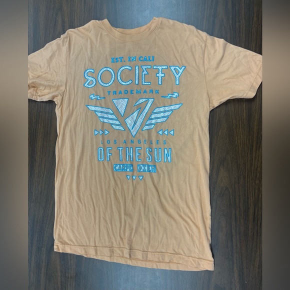 Society | Shirts | Mens Society Clothing Soft Orange Shirt Size Medium ...